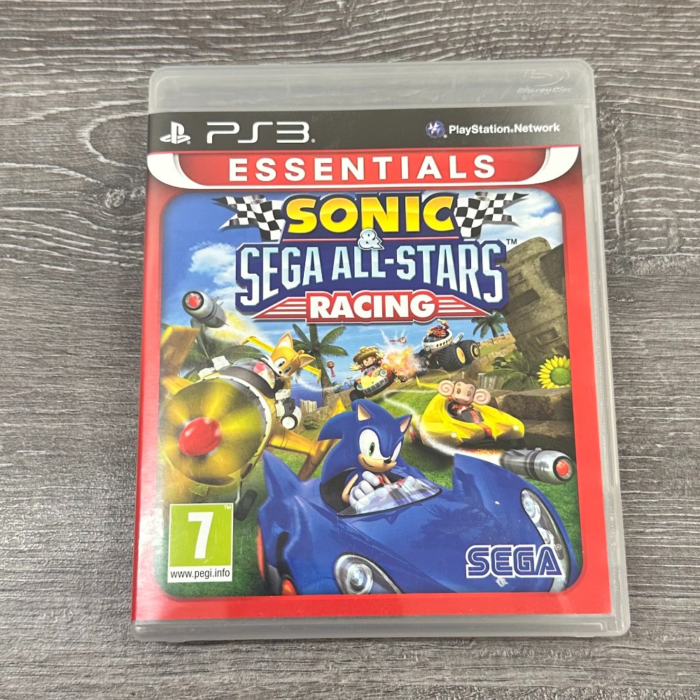 SONIC & SEGA ALL-STARS RACING PS3 GAME WITH MANUAL - Own4Less